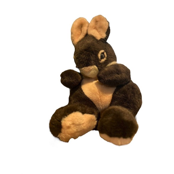Goffa | Toys | Goffa Plush Bunny Rabbit Brown Pink Ears Large Feet ...